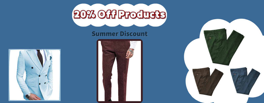 20% off products – mens event wear